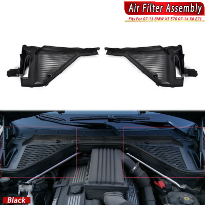 For BMW X5 X6 E70 E71 2007-2013 2pcs Cabin Air Filter Microfilter ...