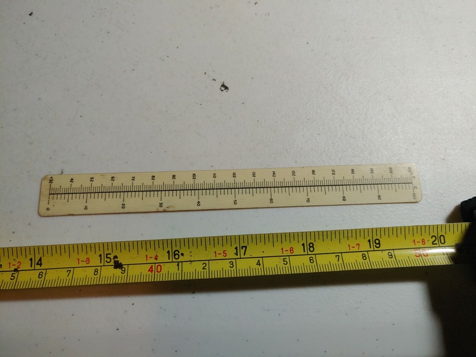 Vintage Arthur H. Thomas Co Philadelphia Celluloid Ruler Rare | eBay