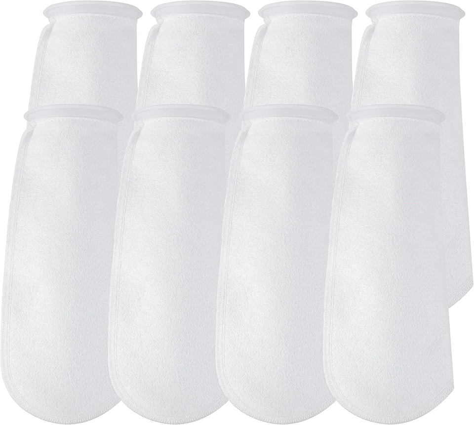 200 Micro Felt Filter Bag Aquarium Filter Sock for Fish Tank, 14 Inch ...