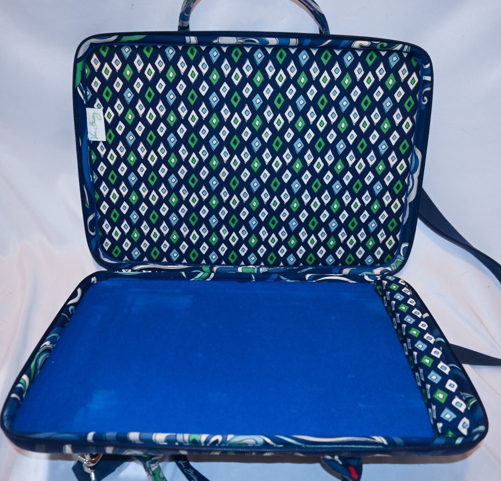 Vera Bradley Laptop Crossbody Case MESSENGER BAG - Gem