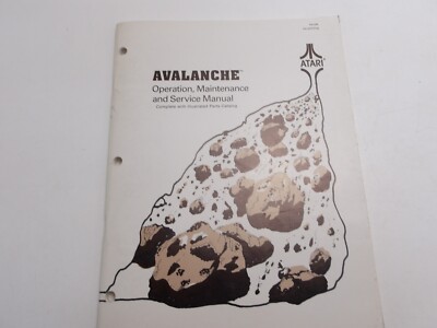 ATARI: - Avalanche- Distributors Complete Paperwork Set | eBay