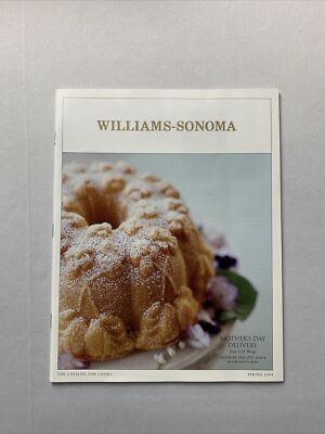 Vintage Williams Sonoma Catalog Spring 2004 - Cooking, Baking Catalog ...