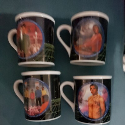 Collectible Star Trek Set of 4 Mugs Hamilton Collection Set #2 | eBay
