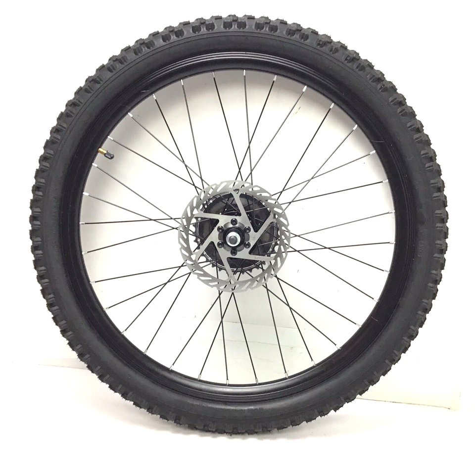 24" Rear Bicycle Disc Wheel 8-Speed Freewheel and 2.30" Tire Mountain ...