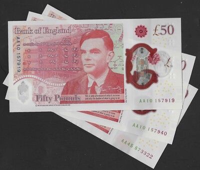 B418 JOHN 2021 FIFTY POUND £50 BANKNOTE - FIRST SERIES - SELECT YOUR ...