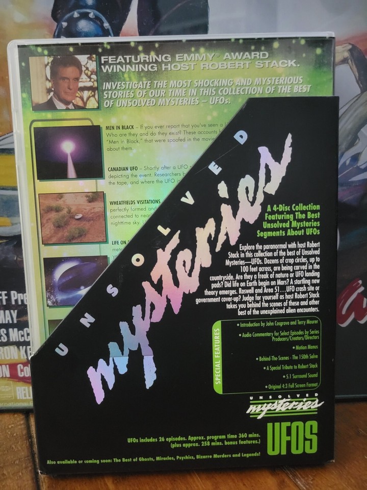 Unsolved Mysteries, UFOs (DVD, 2004 4-Disc Collection) 26 Episodes ...