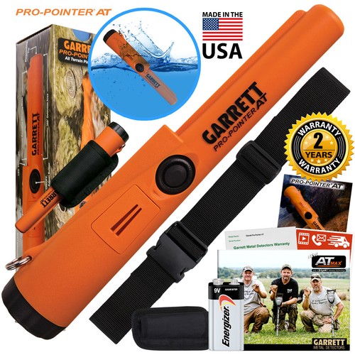 Garrett Pro Pointer AT Pinpointer Waterproof ProPointer with Belt and ...