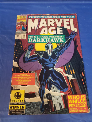 Marvel Age #97 Darkhawk 1st Appearance (Preview) Marvel 1991 COMIC | eBay
