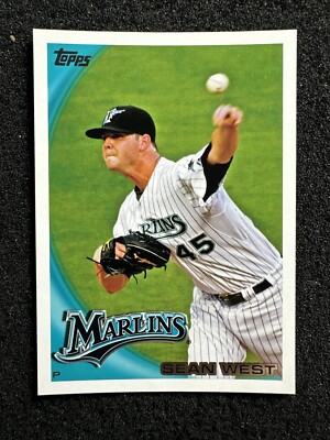 SEAN WEST #414 2010 Topps Baseball QTY Florida Marlins | eBay