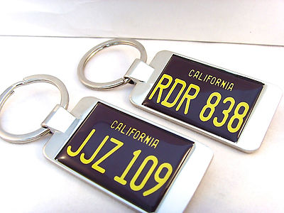 BULLITT CAR NUMBER PLATE JJZ & RDR KEYFOB KEY FOB KEYRING OR BOTTLE ...