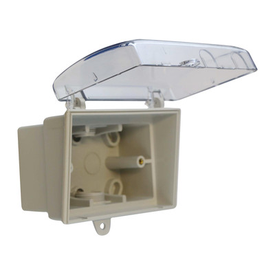 2 x Weatherproof Box Enclosure for Powerpoint and Switch - GPO Socket ...