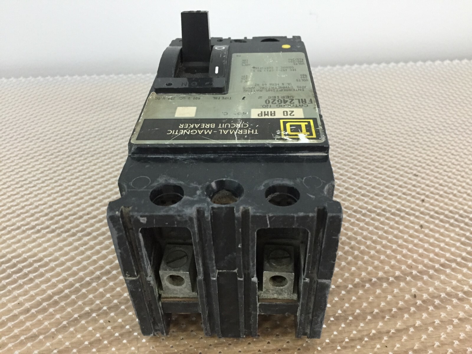 SQUARE D FAL24020 20 AMP 480 VOLT 2-POLE CIRCUIT BREAKER | eBay