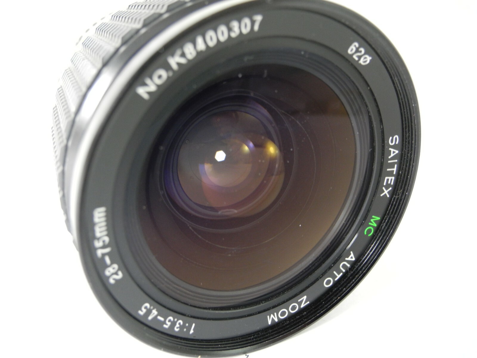 Pentax K MOUNT SAITEX 28-75 MM MACRO ZOOM LENS PERFECT GLASS SMOOTH ...