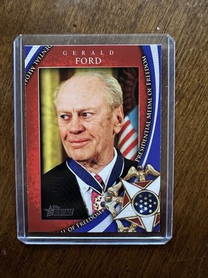 2009 Topps Heritage American Heroes Medal Of Freedom #MOF-11 Gerald ...