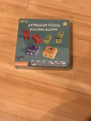 Expression Puzzle Building Blocks Preschool Puzzle Game Challenge New ...