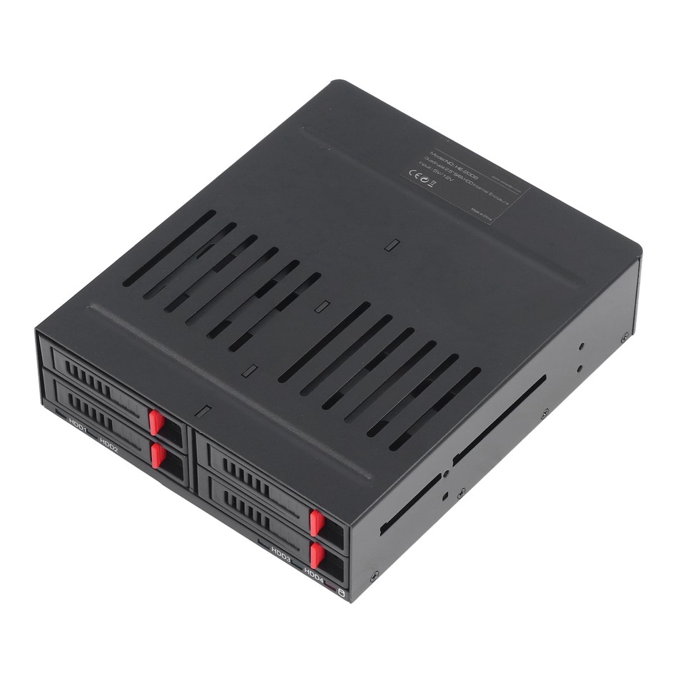 4 Bay 2.5 Inch HDD SSD Hot Swap Cage For External 5.25 Inch Bay ...