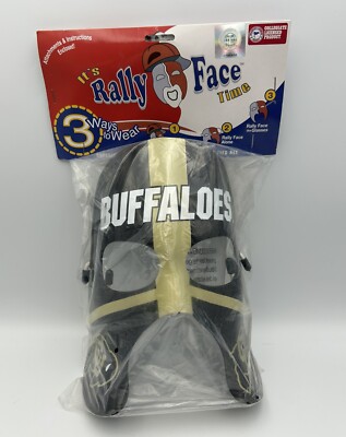 Colorado CU Buffaloes NCAA Rally Face Mask NEW Vintage Sport Support ...