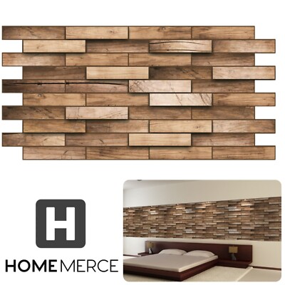 Panel Wall Walnut PVC Cladding Tiles 3D Effect Wall Covering Panels ...