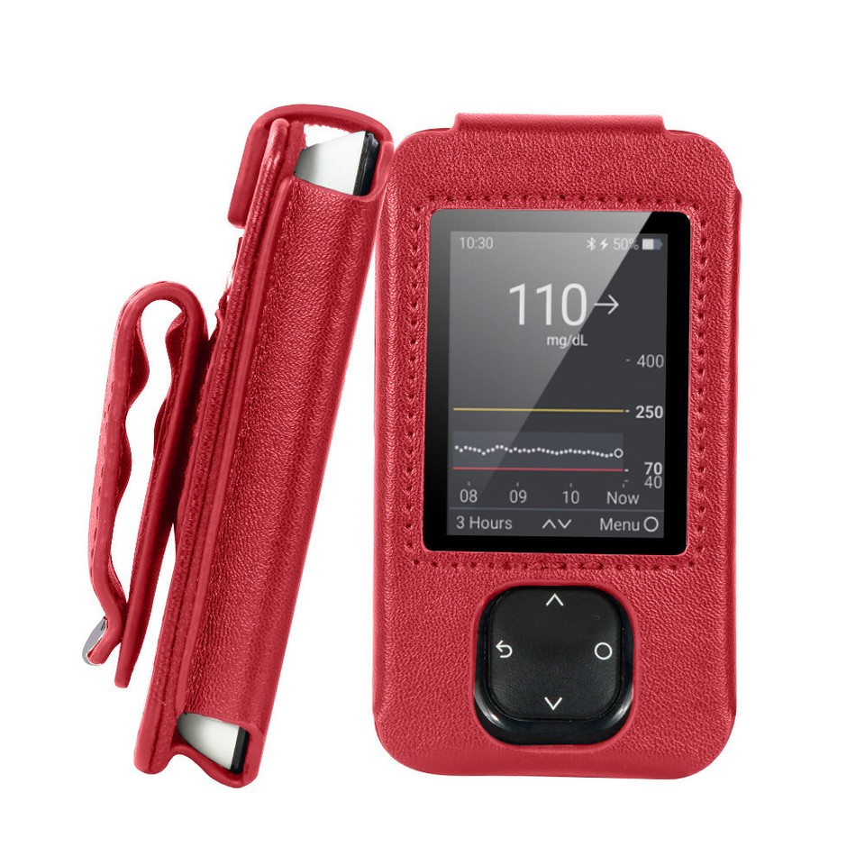 ️ Leather Fitted Case for Dexcom G7 Receiver with Secure Fit & Screen ...