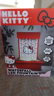 Hello Kitty Mini Waterfall LED Fountain--NIB | eBay