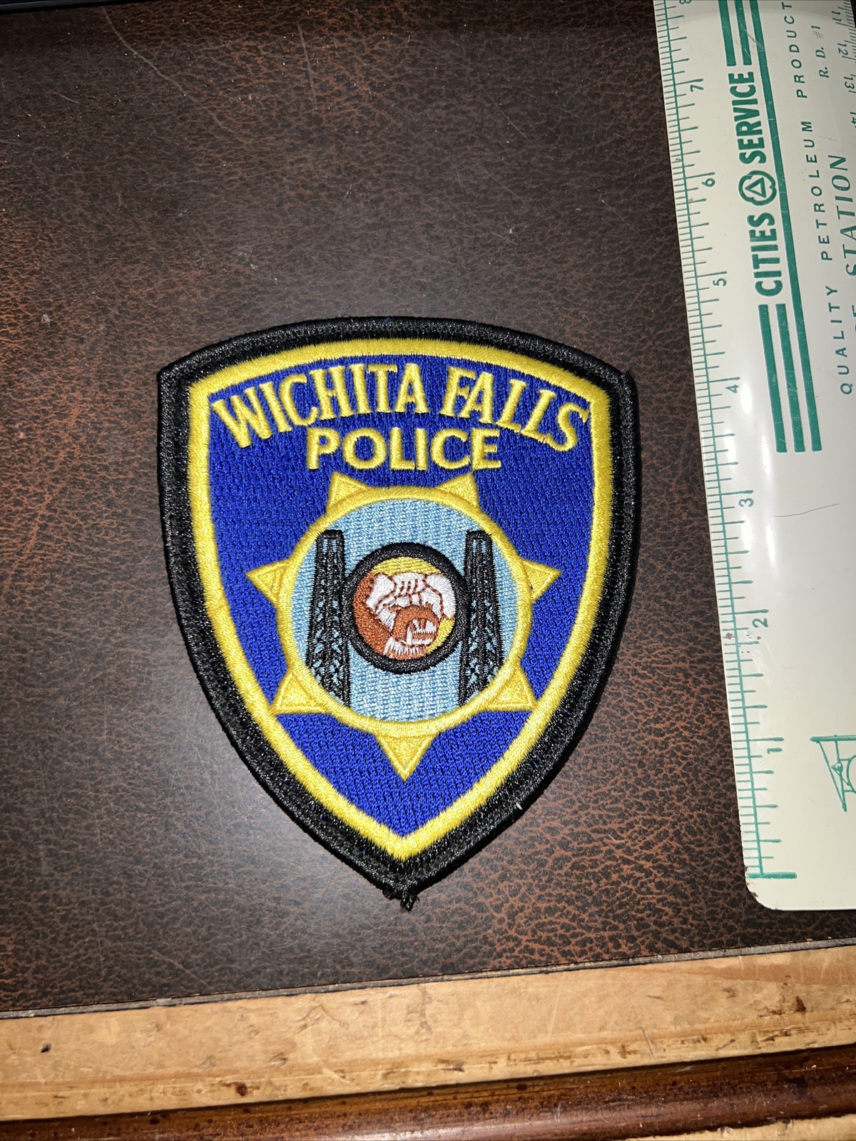 Vintage Obsolete Sheriff Police Department Office Patch Wichita Falls ...