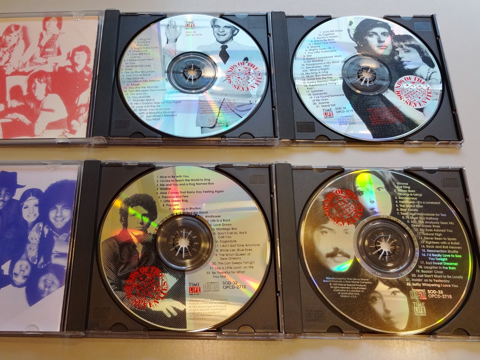 Set of 38 SOUNDS OF THE SEVENTIES CDs 1970s Music Collection TIME LIFE ...