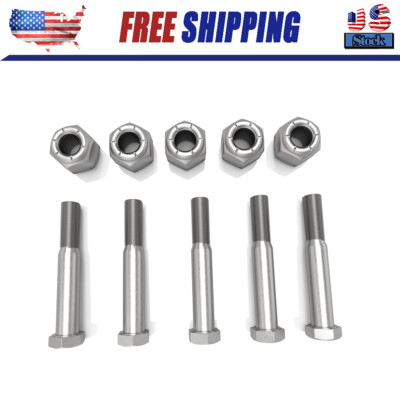 Grade 5 Shear Bolts for Rotary Cutters 1/2" x 3-1/2" with Nylock Nuts ...