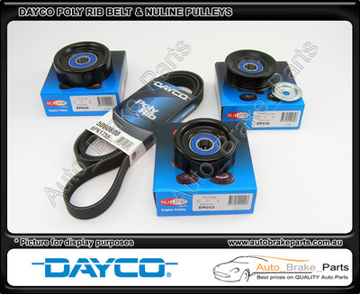 Dayco Supercharger Belt & Nuline Pulley kit for HOLDEN BERLINA VY 3.8L ...
