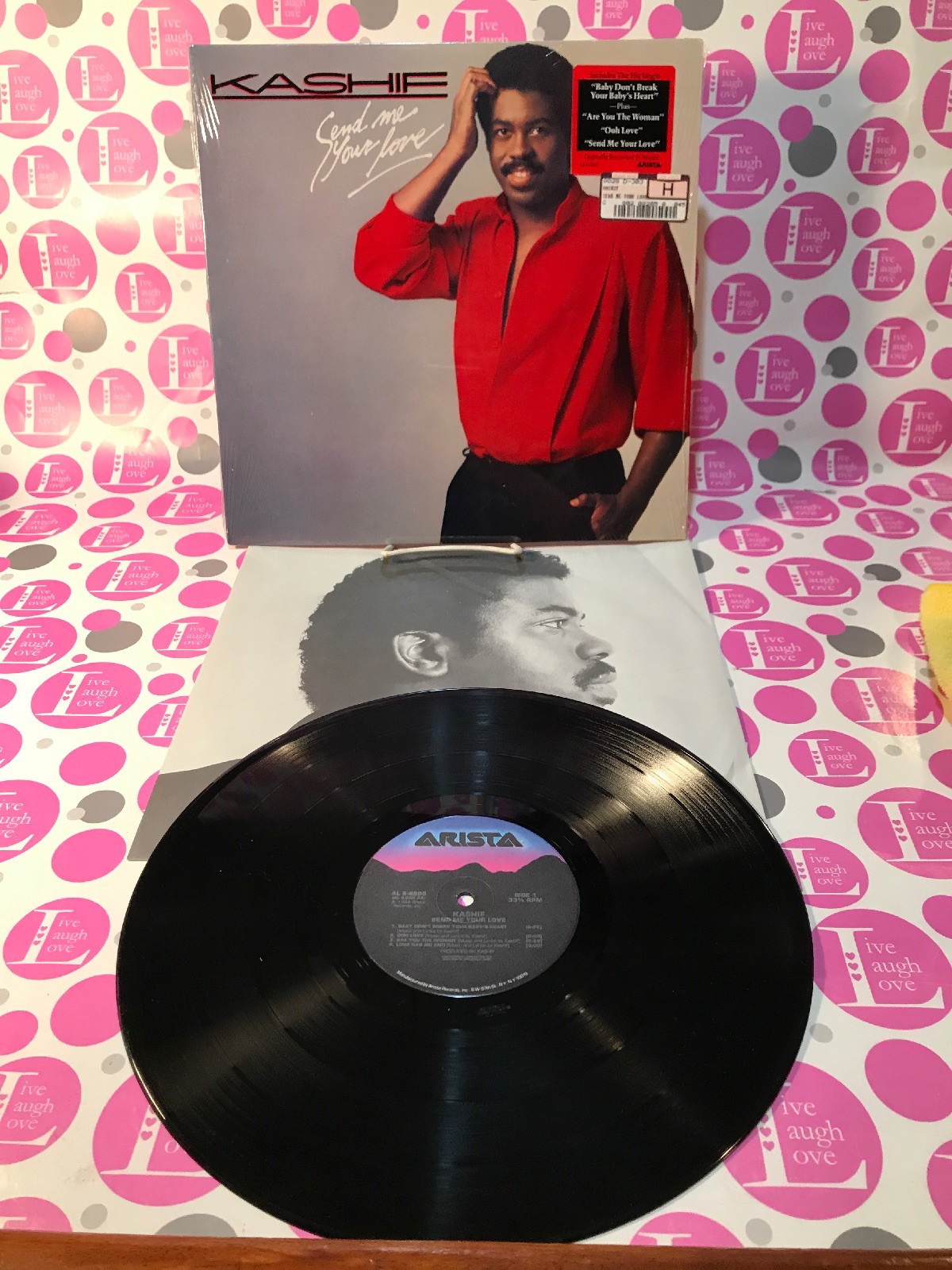 KASHIF "SEND ME YOUR LOVE" ORG. 1984 BOOGIE FUNK SOUL CLASSIC LP NEAR ...