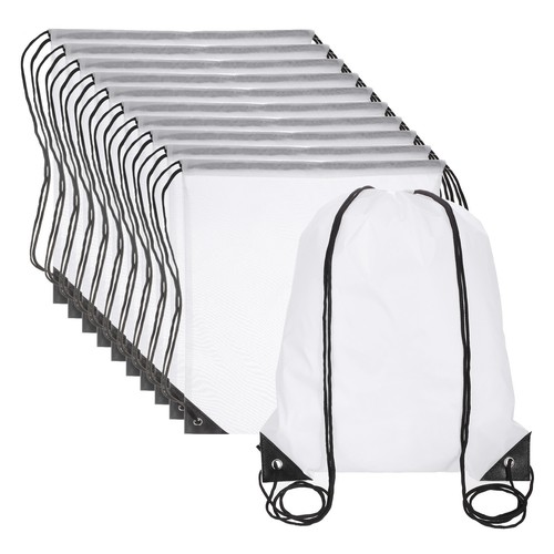 Drawstring Backpack Bags, 20 Pack Sports Cinch Sack Draw String Bag ...