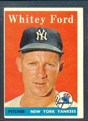 1958 Topps #320: WHITEY FORD New York Yankees HOF ~ VG-EX to EX | eBay
