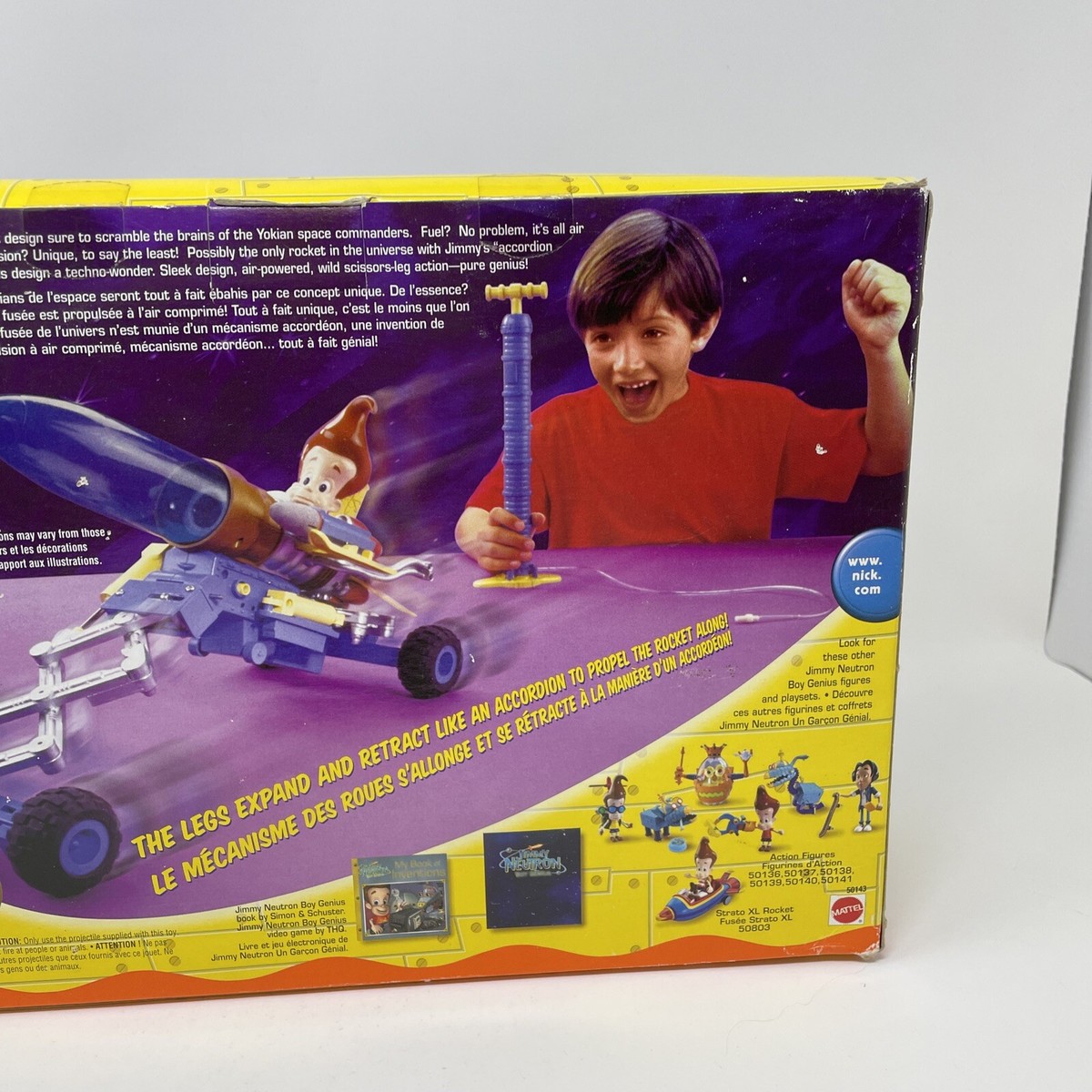 Jimmy Neutron Boy Genius Strato Xl Rocket Toy Mattel Jimmy Neutron