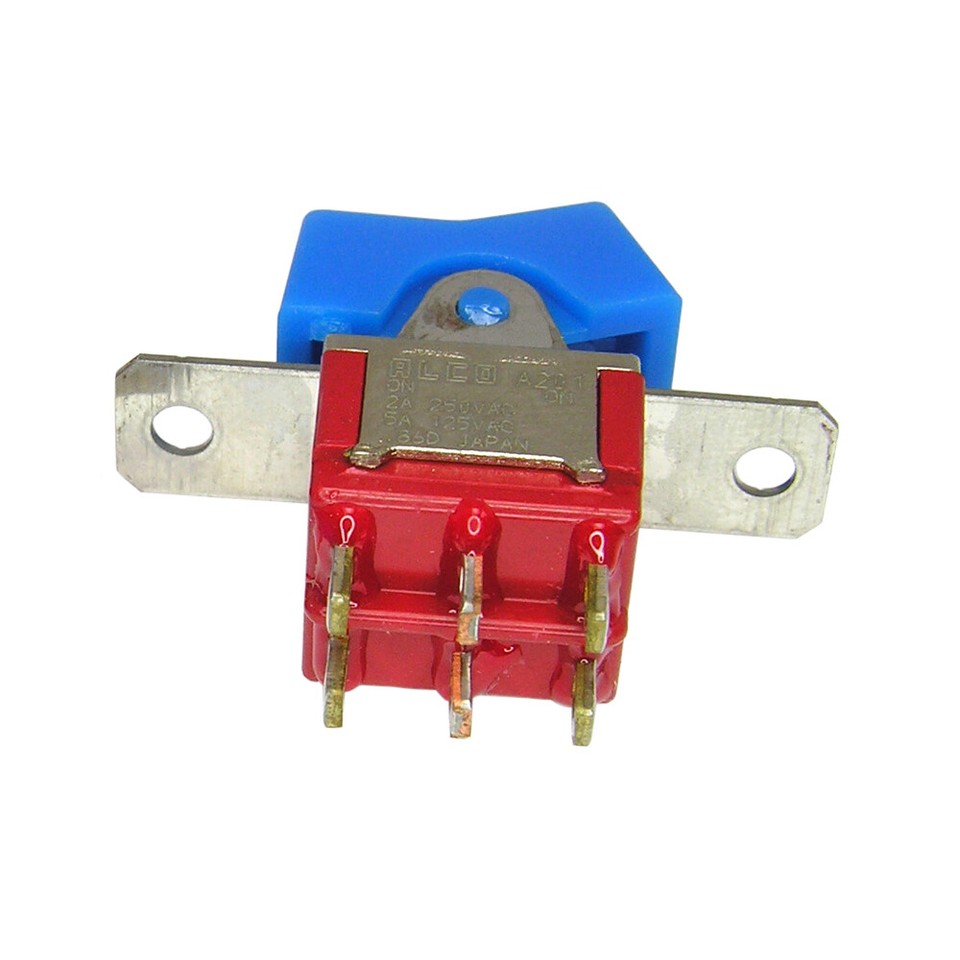 Rocker Switch DPDT 5A 125VAC A201J1ZQ6 Alcoswitch | eBay