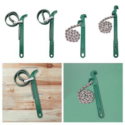 Filter Strap Wrench Pipe Wrench Jar Openers Non Slip Multipurpose ...