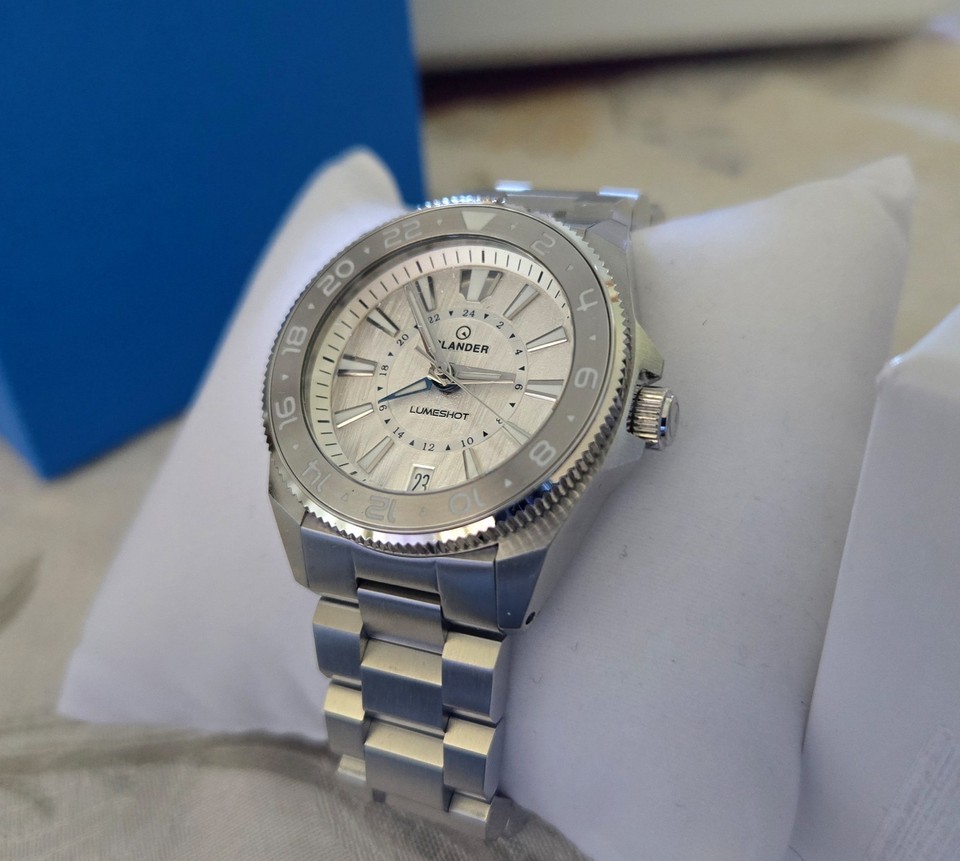 Islander x LUMESHOT Glacier GMT Automatic Limited Edition Watch #ISL ...