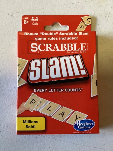 Scrabble Slam! Card Game, 2-4 Players Age 8+ Hasbro | New & Sealed | eBay