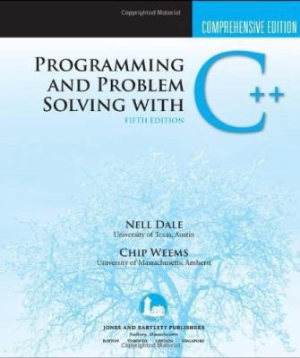 Programming and Problem Solving With C++ by Nell B. Dale; Chip Weems | eBay