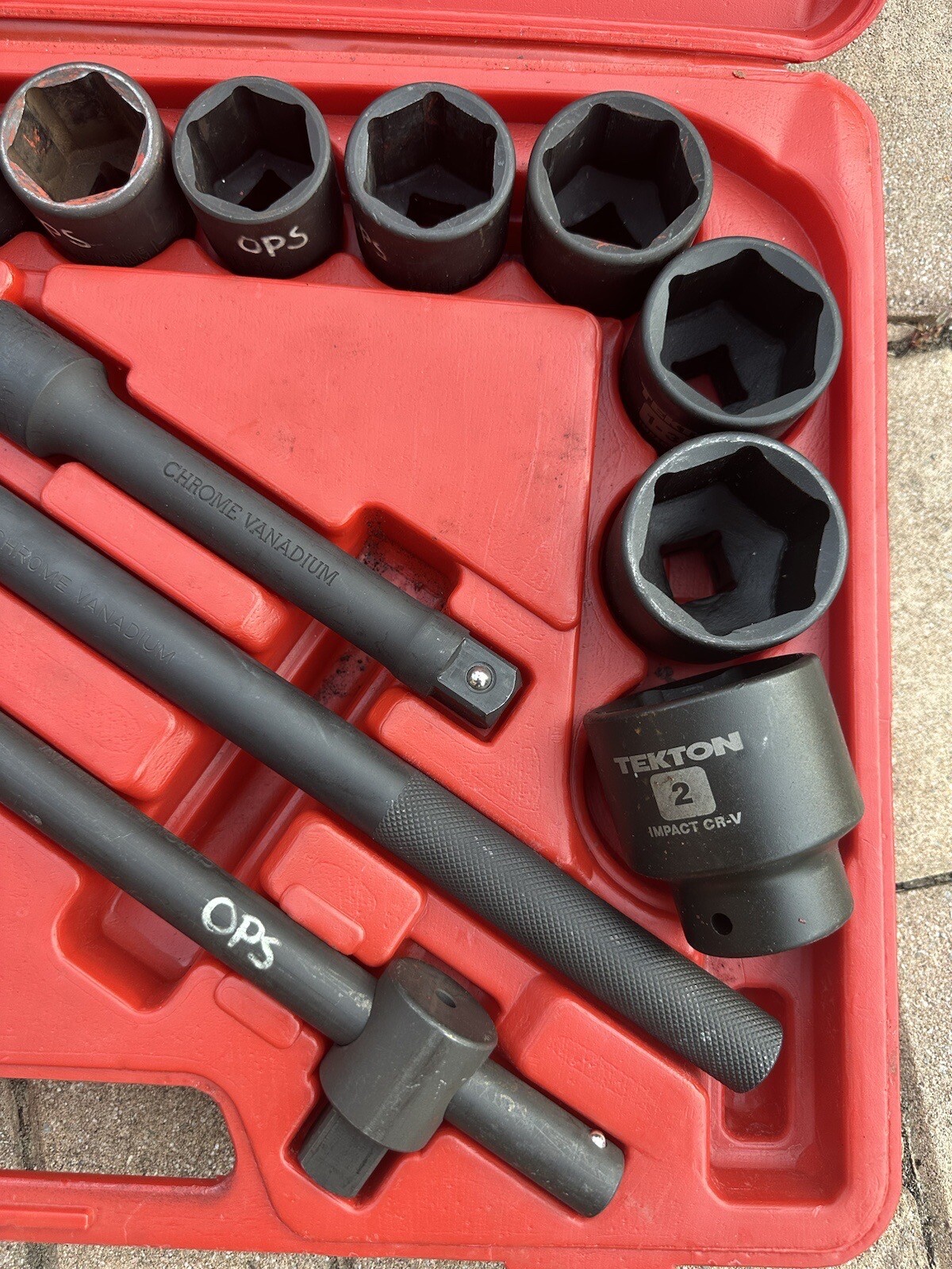 TEKTON 21-pc. 3/4 Drive Shallow Impact Socket Set SAE 6 Point Tool 4899 ...