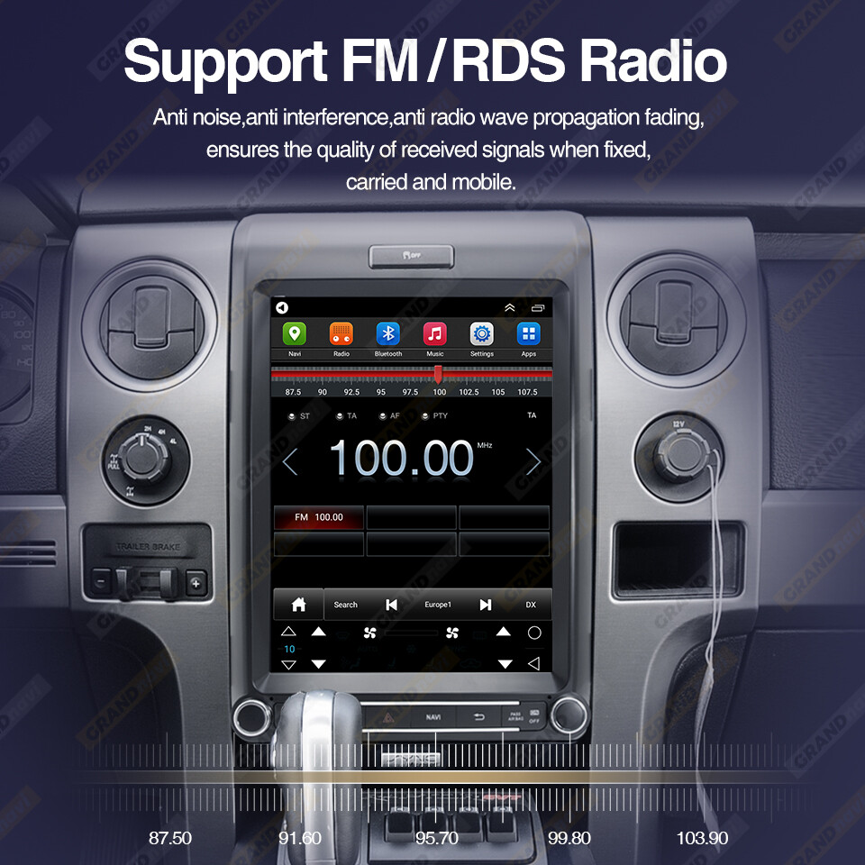 12.1" Android Car Stereo Radio GPS Carplay Tesla Style For Ford F150 ...