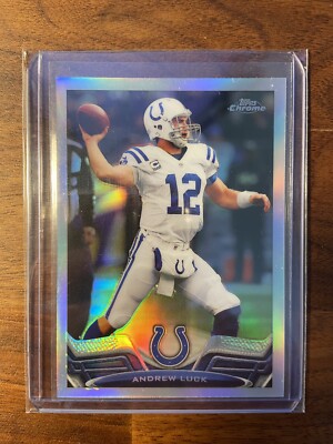 2013 Topps Chrome Refractor Andrew Luck #75 | eBay