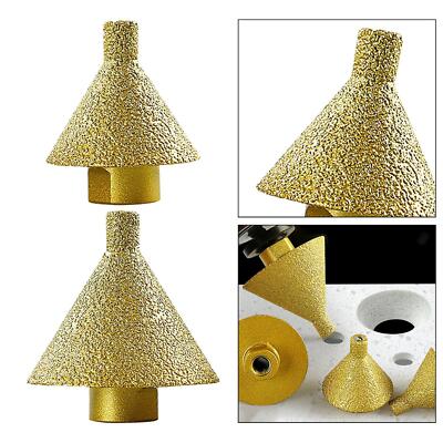 Diamond Chamfer Finger Bit Diamond Cone Milling Bit Round Bevel M10 ...