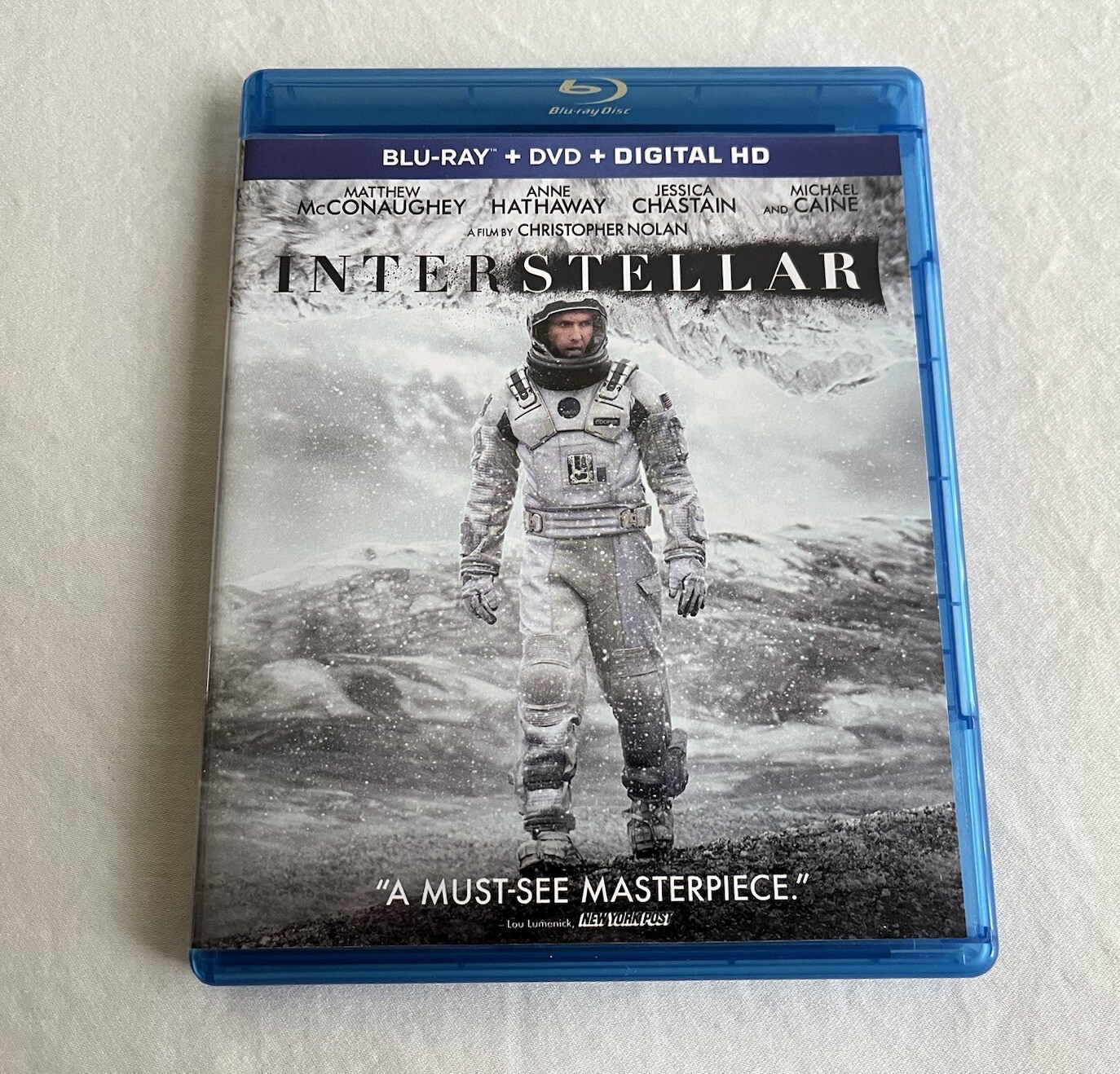 Interstellar (Blu-ray / DVD, 3-Disc Set) Matthew McConaughey ...