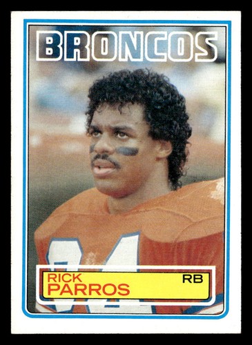 Rick Parros 1983 Topps Card #266 Denver Broncos | eBay