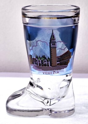 Venezia Italy Boot Shaped Shot Glass | eBay