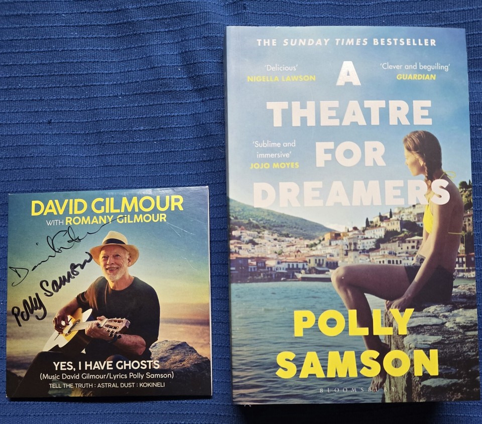 David Gilmour (Pink Floyd) Signed “Yes, I Have Ghosts” CD Polly Samson ...