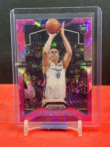 2019-20 Panini Prizm Pink Ice Refractor #299 Alen Smailagic Rookie Card ...