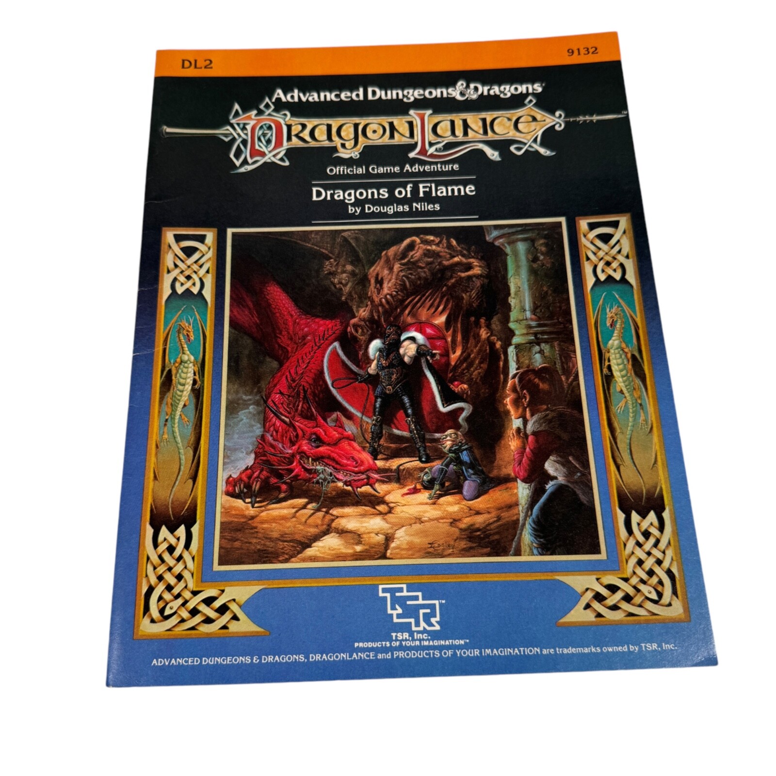 Advanced Dungeons & Dragons Dragonlance Module Dragons of Flame DL2 ...