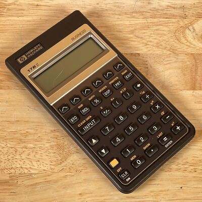 Vintage Hewlett Packard 17BII Battery Powered Business Financial ...