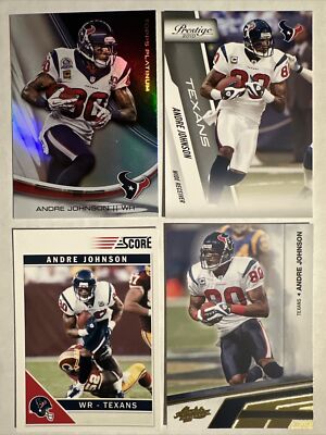 Andre Johnson Houston Texans 4 Card Lot. All Cards Near Mint | eBay