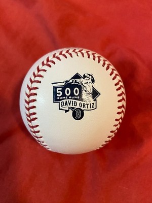 (1) OFFICIAL RAWLINGS DAVID ORTIZ 500 HOMERUNS COMMEMORATIVE BASEBALL ...
